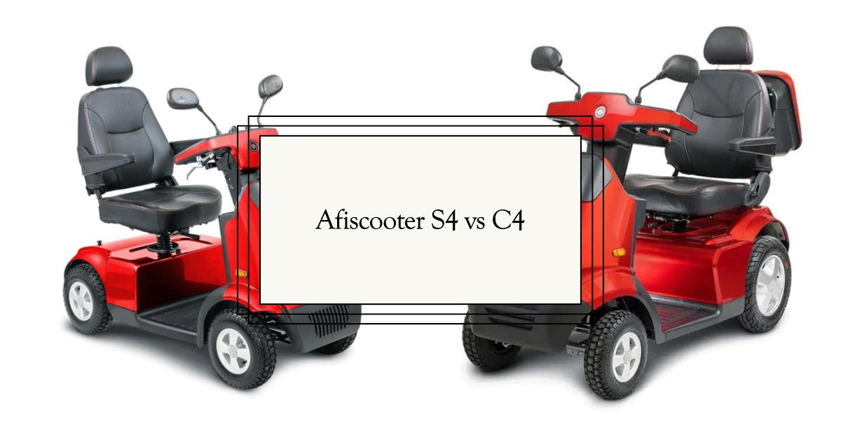 Afikim Afiscooter S4 vs C4: Similarities & Differences — Mobility Nest