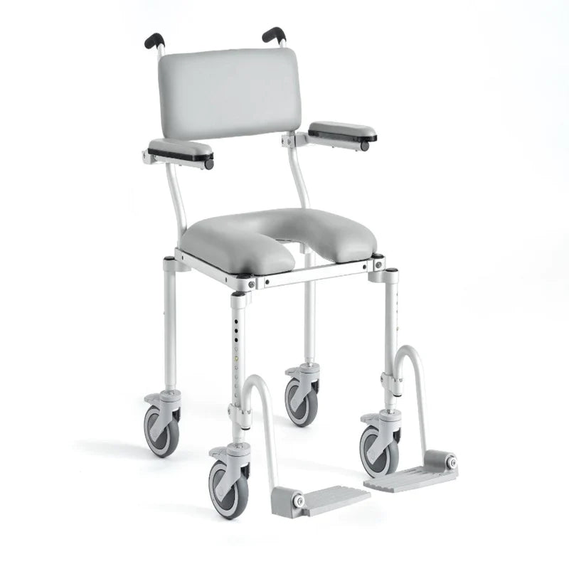 Nuprodx MC4000 Roll-In Transport Shower Commode Chair — Mobility Nest