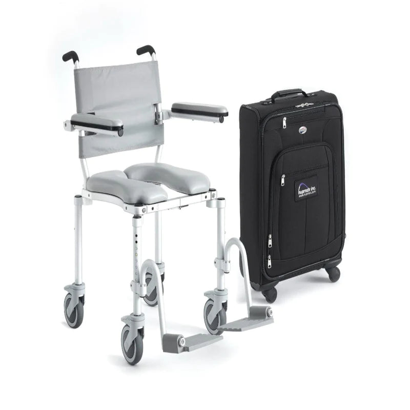 Nuprodx MC4000TX Travel Folding Shower Commode Chair — Mobility Nest